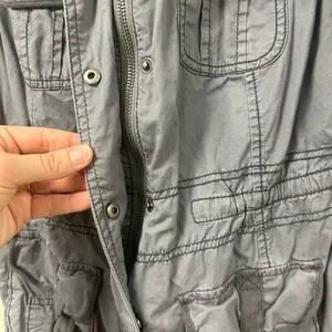 Maurices | Jackets & Coats | Maurices Gray Utility Jacket Women Small ...